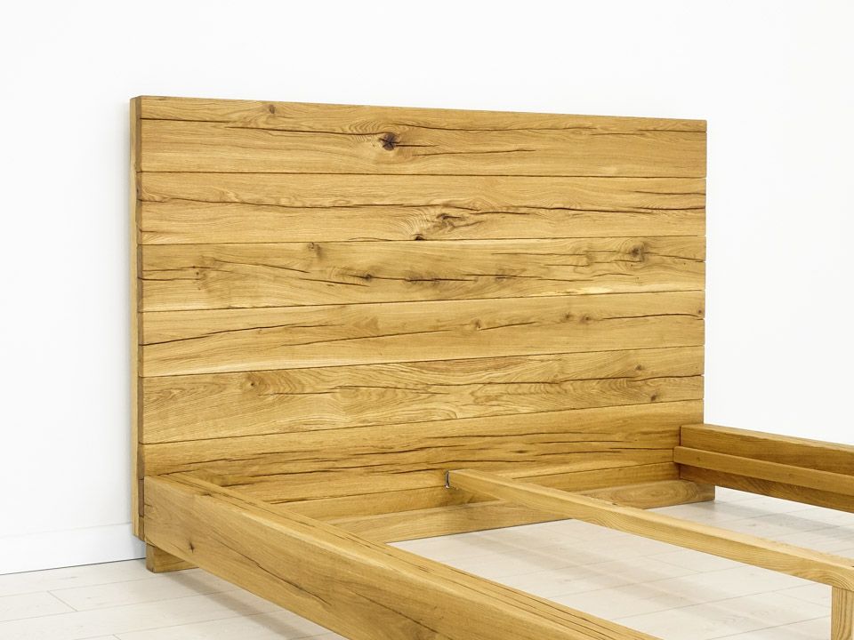 Łóżko drewniane dębowe URBAN FOREST 4 140x200 - Promocja